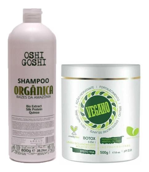 Kit Tratamento Capilar Botox Orgânico Hidratação Profunda - Oshi Goshi ...