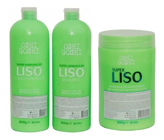 Kit Tratamento Capilar Profissional Hidratação Profunda Liss - Oshi ...