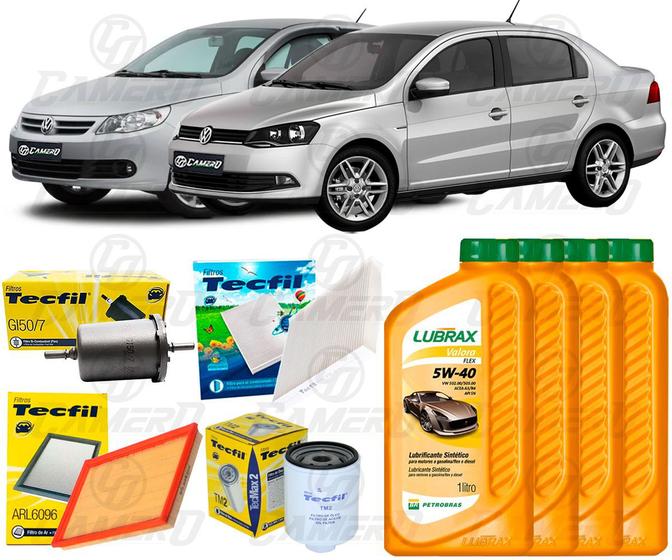 Kit Troca de Óleo 5w40 e Filtros Vw Voyage 1.0 2008/2016 - TECFIL ...