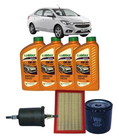 Kit troca de oleo e filtros gm onix 1.0/1.4 2012 a 2018 - 4 litros de ...