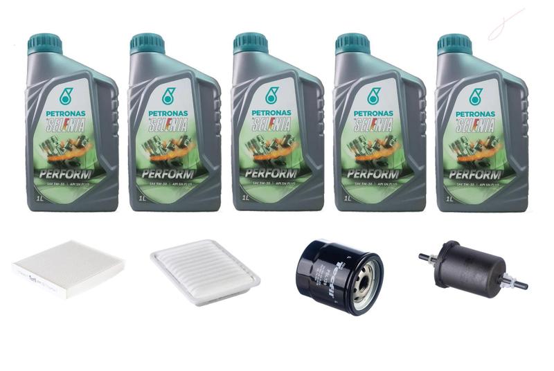 Kit Troca De Óleo + Filtros Corolla 09 Fielder Se-g Xei Xli - Petronas ...