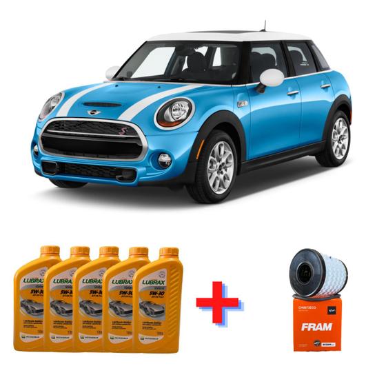 Kit troca oleo mini cooper s 1.6 lubrax valora sn plus 5w30 - Filtro de ...