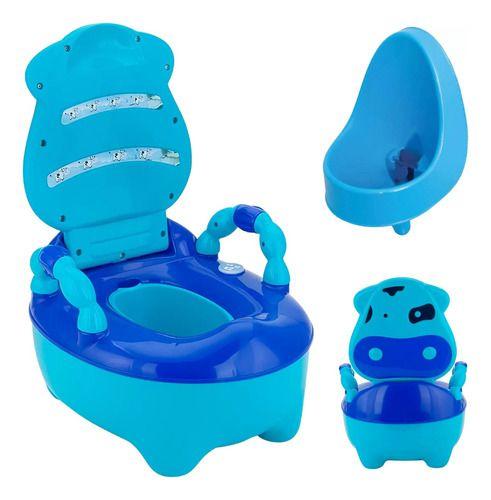 Kit Troninho Pinico Musical Infantil Menino + Mictório Xixi até 15kg ...