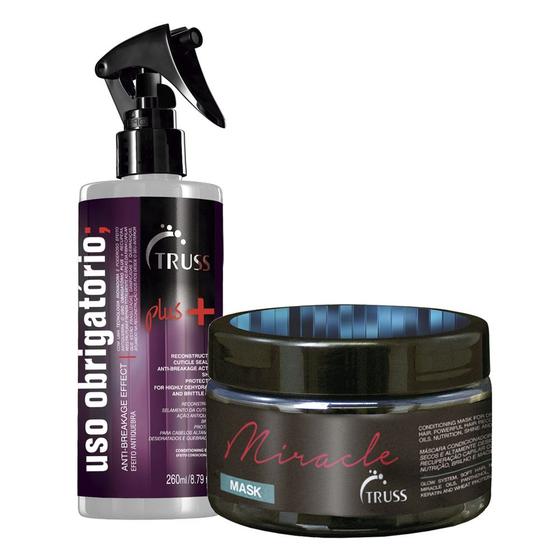 Kit truss miracle mask + uso obrigatorio plus+ 2 itens - Kit de ...