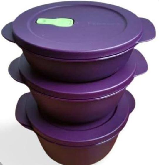 Kit tupperware cristalwave- 3 peças - Pote - Magazine Luiza