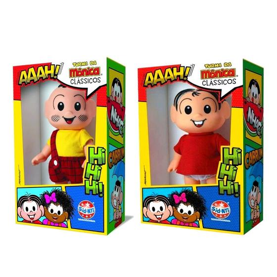 Kit Turma Da Monica Bonecas Monica + Cascao Classicos - SID-NYL ...