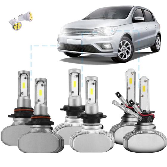 Kit Ultra Led S1 VW Gol G8 2018/2023 12000 Lúmens 6500k - Lâmpada para ...