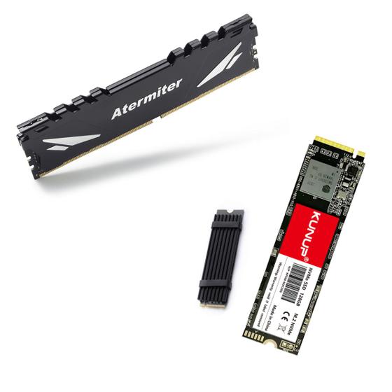 Kit Upgrade SSD Nvme 256gb Memoria Ram DDR 4 4gb 2666mhz - KUNUP ...