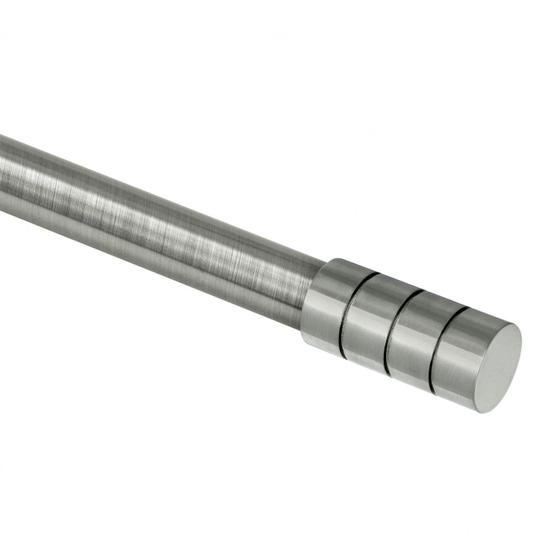 Kit Varão para Cortinas Extensível com Ponteiras Isadora Design Aço ...