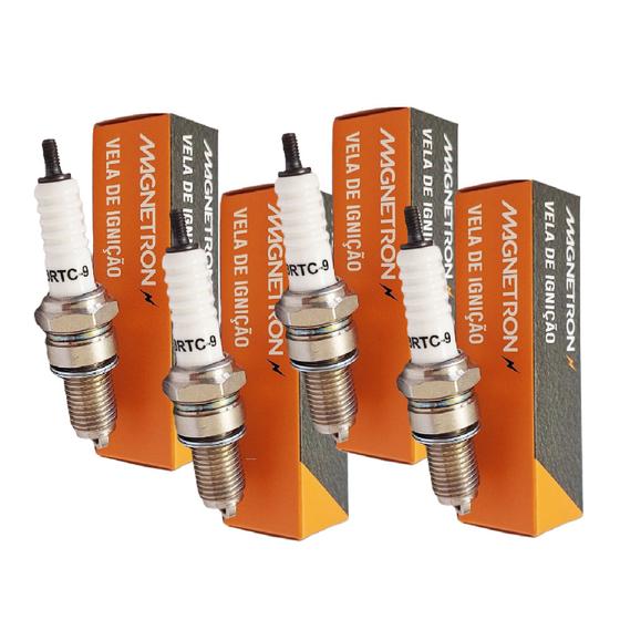 Kit Velas de Ignição Shadow 600 4 Unidades Dpr8Ea-9 Magnetron - Vela de ...