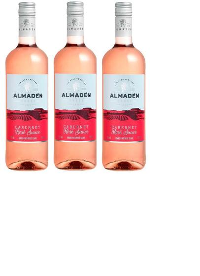 Kit Vinho Almadén Cabernet Rosé Suave 750ml 3 unidades - Vinho ...