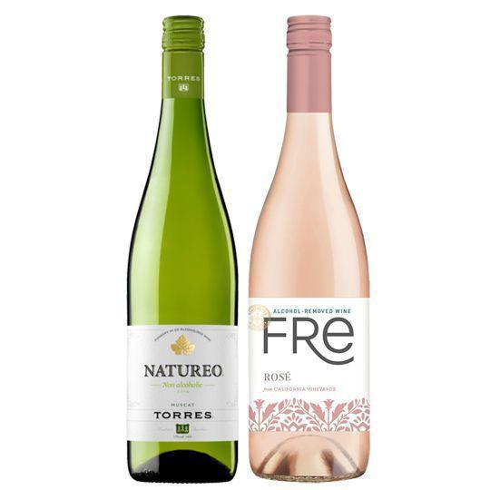 Kit Vinhos Sem Álcool Seco Eua E Espanha - 2 Garrafas 750Ml - Fre ...