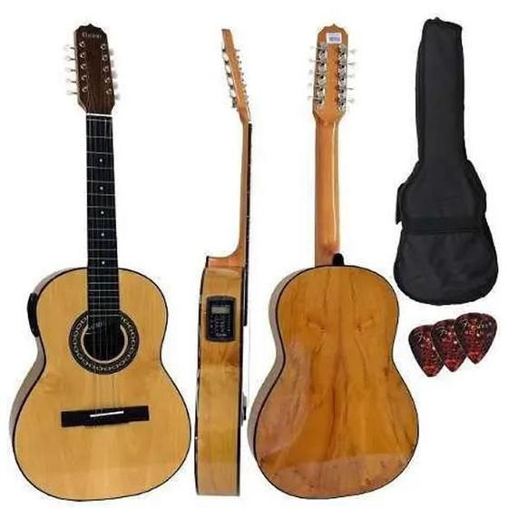 Kit Viola Caipira Clássica Elétrica Com Capa Rv155Atn Rozini - Violino ...