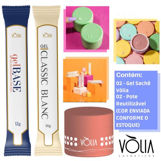 Kit Volia 2 Gel Refil Sachê + 2 Pote-eco Conjunto A Escolher - Vòlia ...