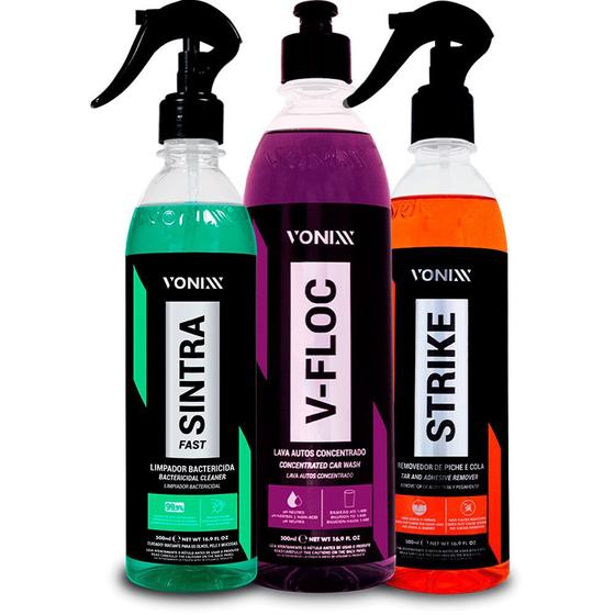 Kit Vonix para Cliente Strke + Vfloc + Sintra Fast - VONIXX - Protetor Solar Facial - Magazine Luiza