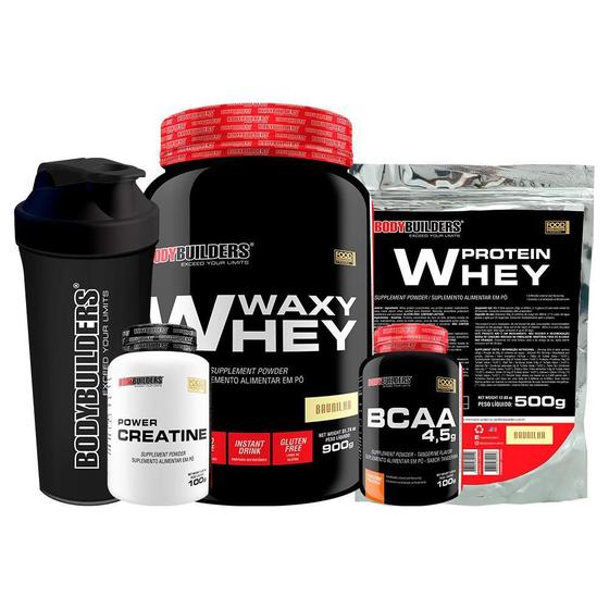 Kit Waxy Whey 900G+ Whey Protein 500G - Bodybuilders - Kit de ...
