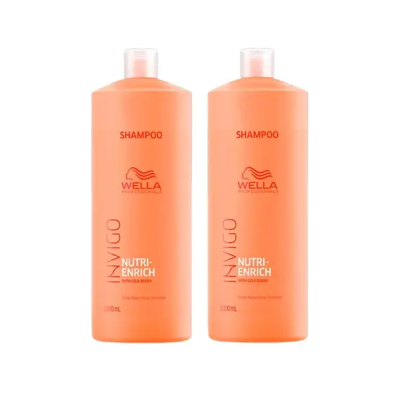 Kit Wella Professionals Invigo Nutri Enrich Shampoo 1000ml - 2 Unidades ...