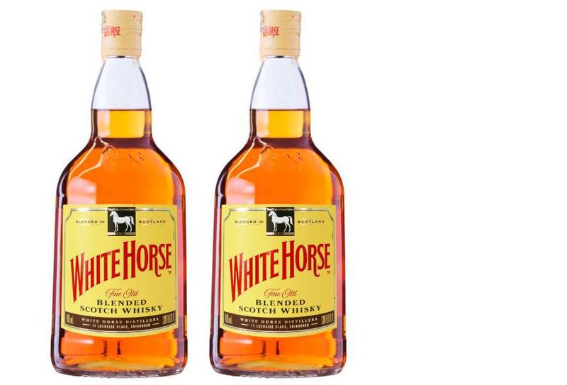 Kit Whisky White Horse Blended 1L - Cavalo Branco 2 unidades - Whisky - Magazine Luiza