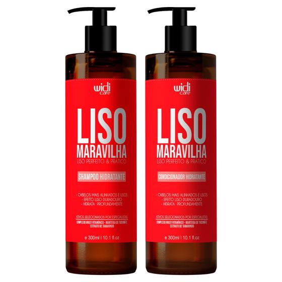 Kit Widi Care Liso Maravilha Shampoo e Condicionador - Kit Shampoo e ...