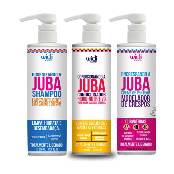 Kit Widi Juba Condicionador, Shampoo, Encrespando - Widi Care - Kit de ...