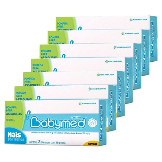 Kit x21 Babymed Azul 45g Pomada P/ Assaduras - Cimed - Creme/ Pomada ...