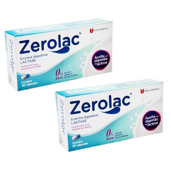 Kit Zerolac 10.000 FCC ALU Com 2 Caixas De 30 Cápsulas Cada - UNIAO ...