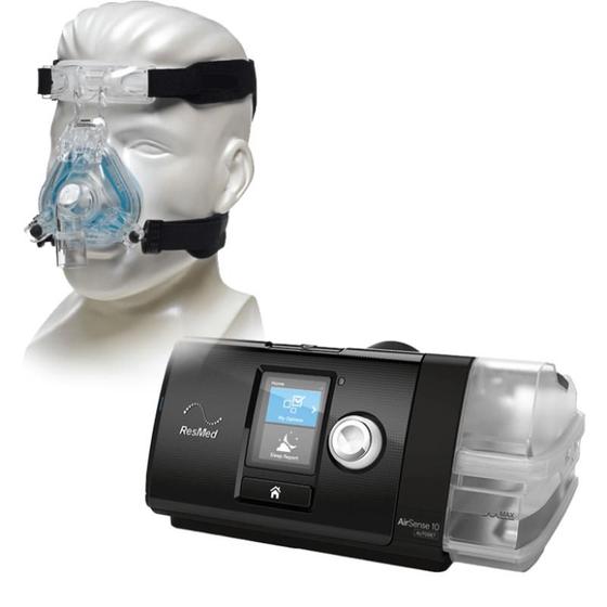 KitCPAP Airsense S10 Elite com Umidificador - ResMed + Máscara Nasal ...