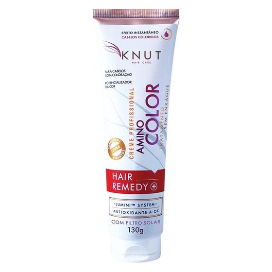 Knut Hair Remedy C/Filtro Solar Amino Color 130 G - Leave in Capilar - Magazine Luiza
