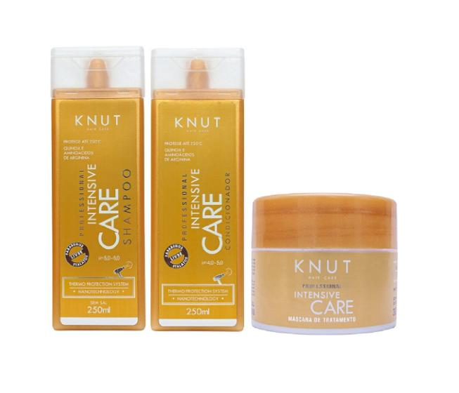 Knut Intensive Care Kit Shampoo + Condicionador + Mascara - Kit de ...