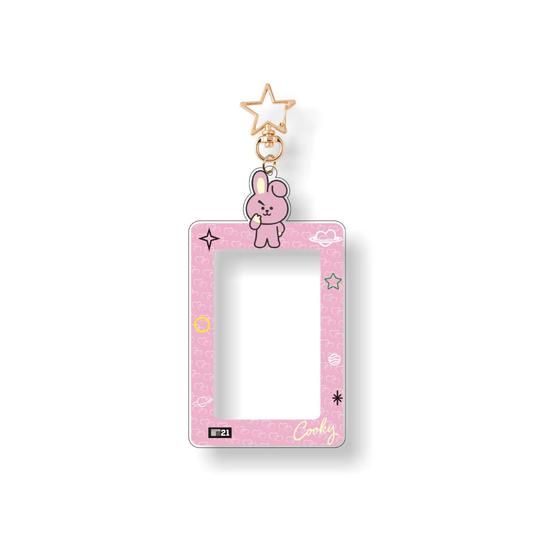 Kpop BT21 Acrílico Photocard Holder Idol Photo Frame Álbum ID Card ...