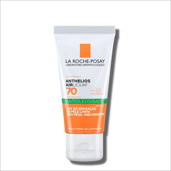 La Roche-Posay Anthelios Airlicium Antioleosidade Sem Cor 70 FPS 50g ...