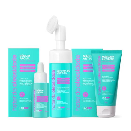 Labotrat LabPOP Hater da Oleosidade Espuma 130ml + Sérum Facial 30ml ...