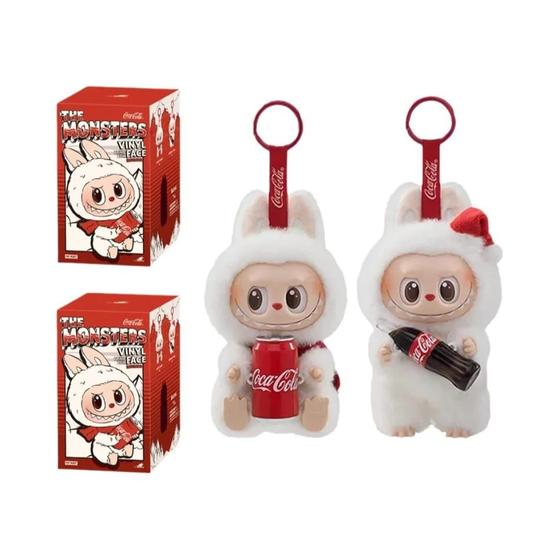 Labubu Monster Heartbeat Macaron Esmalte Face Blind Box Ornamento De ...