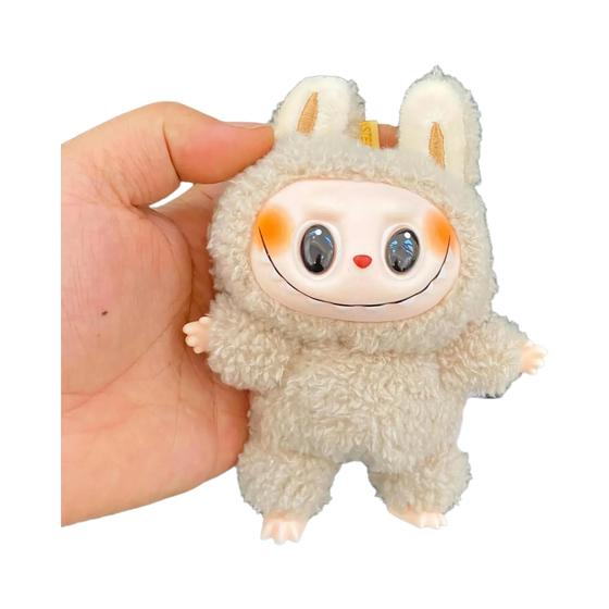 Labubu Sentado Vinil Pelúcia Caixa Surpresa Macaron 2ª Geração Monstros ...