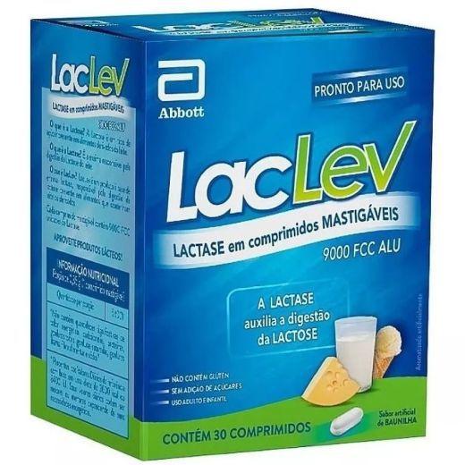 Laclev 9000 Fcc 30 Comprimidos - Lactase - Lactase - Magazine Luiza