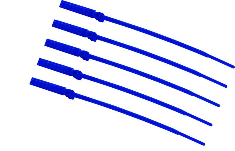 Lacres Numerados Cor Azul 16Cm De Polipropileno Com 500 Unid - Lacre ...