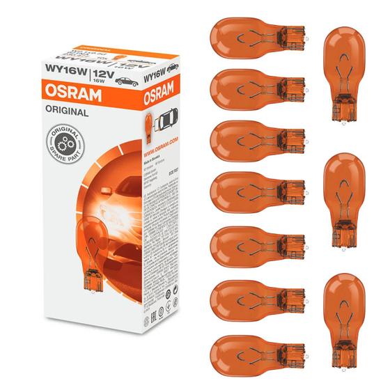 Lâmpada 1 Polo 921NA 12v 16w Pingão Âmbar Osram 10 Unidades - Lâmpada ...