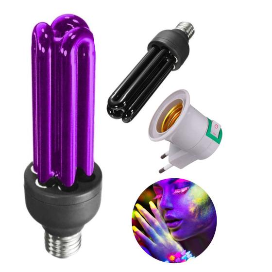 Lâmpada 36w Luz Negra Neon Fluorescente Festas Eventos - Luatek - Luz ...