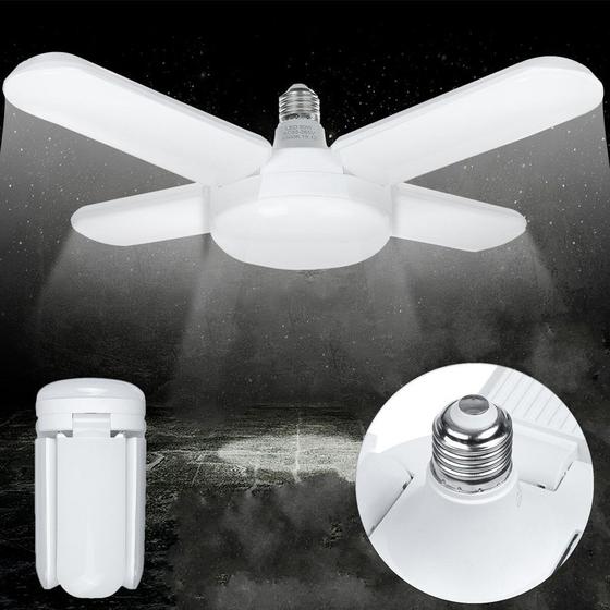 Lâmpada Articulada Led Pétala Ajustável Fan Blade 60w Design Ventilador ...