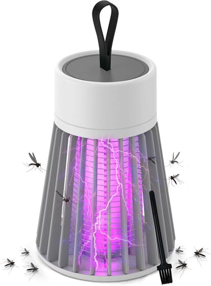 Lâmpada assassina de mosquitos Mosquito Trap Zapper Lâmpada matadora de mosquitos portátil ...