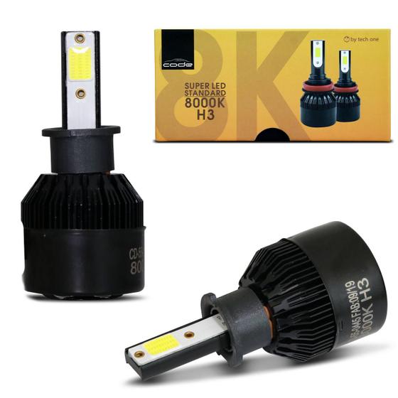 Lâmpada Automotiva Super LED Standard H1 H3 H4 H7 H8 H9 H11 Hb27 Hb3 ...