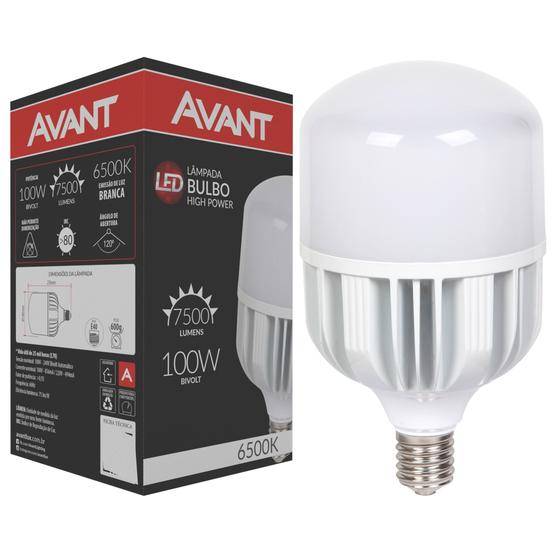 Lampada Bulbo 100w E40 Branco Frio 6500k Alta Potencia - Avant - Lâmpada de LED - Magazine Luiza