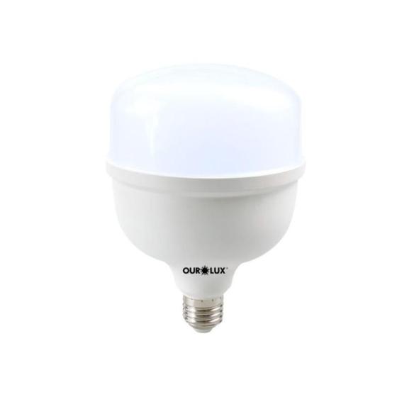 Lâmpada Bulbo Alta Potência 50W Branco Frio 6500K 4000lm E27 - OUROLUX - Lâmpada - Magazine Luiza
