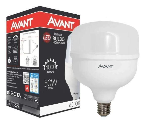 Lâmpada Bulbo High Power Led Avant 50W E27 Bivolt - Lâmpada de LED - Magazine Luiza