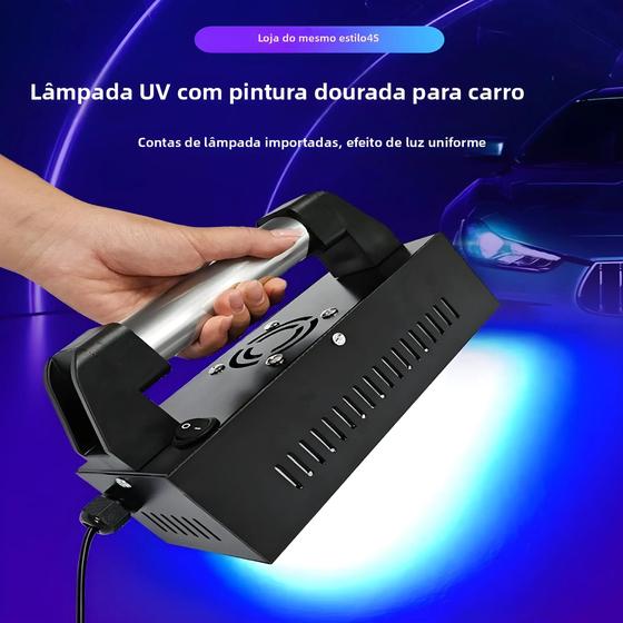 Lâmpada De Cura UV De Alta Potência Para Pintura De Carro, Pintura Cinza, Massa, Secagem, Plugue ...