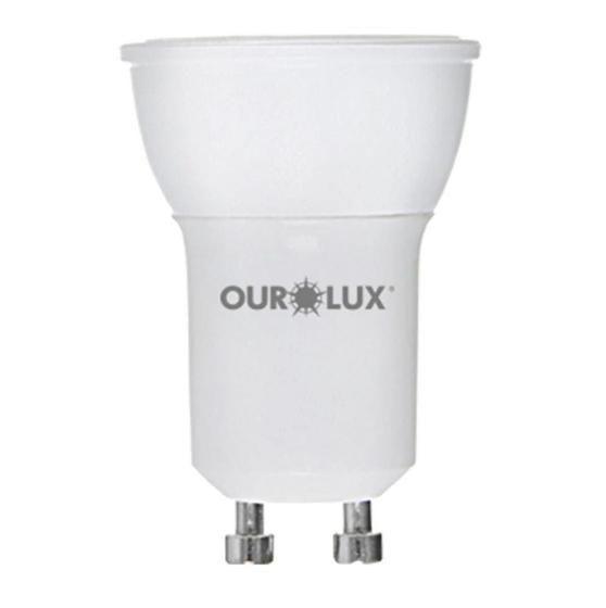 Lâmpada Dicróica Mr11 Led 3w Gu10 Luz Branca Fria Ourolux Lâmpada