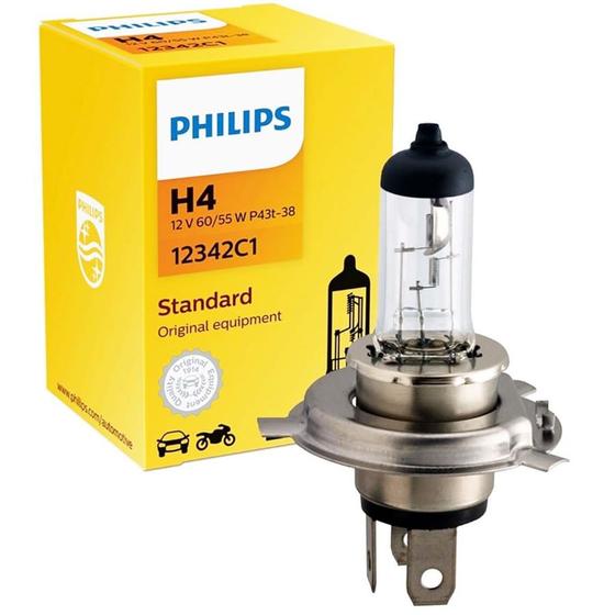 Lâmpada Farol H4 60/55w Philips Cb300 Cb500 Nx4 Falcon Xt660 - Serjão ...