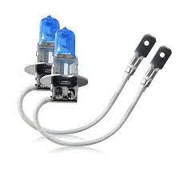 lampada h3 super branca 8500k 12v 55/60w kit com 2 lampadas - Outros ...