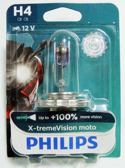 Lampada H4 60/55w Cb300 Cb500 Nx4 Falcon Xt660 Philips X-Treme Vision ...
