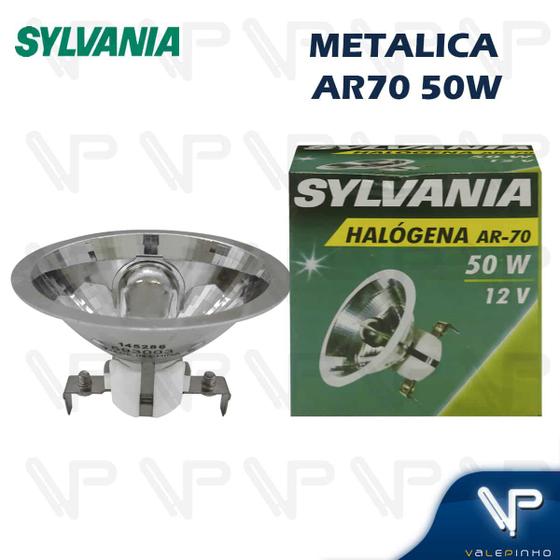 Lâmpada halógena ar70 50w 12v 8g 3000k(branco quente)g53 - Sylvania ...